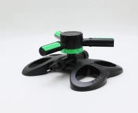 China Endurable 360 Degree Adjustable Automatic Rotating Garden Sprinkler 3 Arms Water Sprinkler Garden for sale