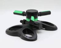 China Endurable 360 Degree Adjustable Automatic Rotating Garden Sprinkler 3 Arms Water Sprinkler Garden for sale