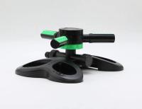 China 360 Degree Adjustable Automatic Rotating Garden Sprinkler 3 Arms Irrigation Watering Sprinkler for sale