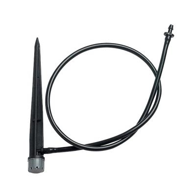 China Normal Style Watering Rotating Sprinkler for Home Garden Plastic One Branch Tube Bend for sale