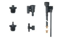 China Everyday Engineering Plastics Irrigation Parts Micro Sprinkler Black Medium-range Connector for sale
