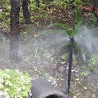 China Garden Irrigation Sprinkler with 0.9-1.0M Spray Radius and Engineering Plastic Material for sale