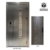 China Golden Home Aluminum Entrance Door Bedroom Aluminum Front Entry Doors for sale