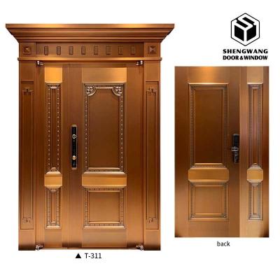 China Locking Secure Aluminum Garden Gate For Villa And Home Metal Garden Gate for sale