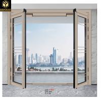 China Lock Red PT Door Powder Coated Aluminium Sliding PT Doors 2mm Frame for sale