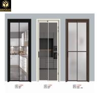 China White And Black For Villa PT Door Slimline Sliding Doors Weather Resistant for sale