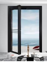 China White And Black For Villa PT Door Slimline Sliding Doors Weather Resistant for sale