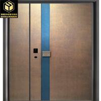 China 2.05M Door Furniture Stainless Steel Entrance Door Customizable Steel Exterior Doors for sale