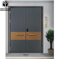 China Secure Residential Stainless Steel Front Door Electronic Locking Exterior Steel Security Doors for sale