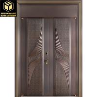 China Luxury Front Stainless Steel Garden Gate Oxidation Resistance Aluminum Swing Door for sale