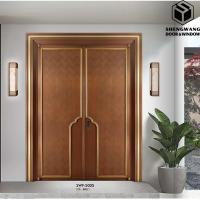 China Residential Bedroom Copper Garden Gate For Aluminum Aesthetic Bedroom Door for sale