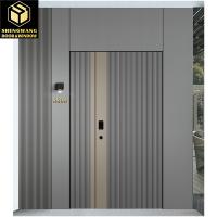China Hotel Aluminum Entrance Door Scratch Resistant Aesthetics Aluminum Exterior Doors for sale