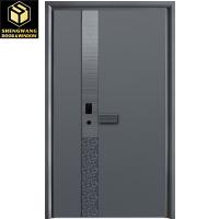 China No Paint Treatment Side Gates Aluminium Fireproof Bacterial Resistance MDF Interior Door for sale
