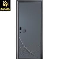 China No Paint Treatment Side Gates Aluminium Fireproof Bacterial Resistance MDF Interior Door for sale