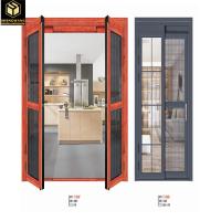 China Waterproof Aluminum Frame Sliding Glass Doors 6MM Aluminum Sliding Patio Doors for sale