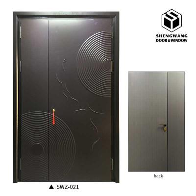 China Multi-Functional Design For Versatile As Patio Doors Or Room Dividers Aluminium Glass Hinged Door for sale