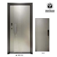 China Fireproof Aluminum Interior Door 45Mm Thickness Customized Size Heat Insulation Door for sale