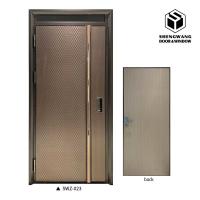 China Customized Fireproof Interior Door 45MM Customized Color Aluminum Room Alloy Door for sale