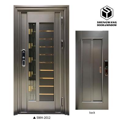 China MDF Fireproof Buiding Aluminium Doors  Interior Safety Fire Rated Door for sale