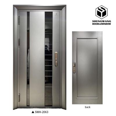 China 1220mm Aluminum Room Door Customized Color Sound Proof Interior Door for sale