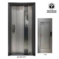 China PU Paint With Gold Aluminum Room Door For OEM Fire Doors Internal for sale