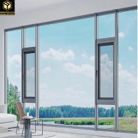 China Swing Left Aesthetic Aluminum Sliding Windows Space Saving Alum Sliding Window for sale