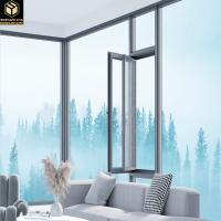 China Swing Left Aesthetic Aluminum Sliding Windows Space Saving Alum Sliding Window for sale