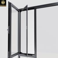 China LOW E Security Curtain Wall Window Reinforced Aluminium Sliding Window For Kitchen for sale