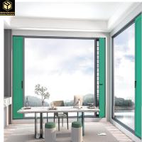 China Villa Push Pull Curtain Wall Window Transparent Aluminium Window Sliding Frame for sale