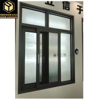 China LOW E Security Curtain Wall Window Reinforced Aluminium Sliding Window For Kitchen for sale