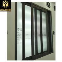 China LOW E Security Curtain Wall Window Reinforced Aluminium Sliding Window For Kitchen for sale