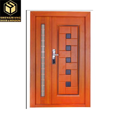China Fireproof Swing Left With Aluminum Shop Front Doors Villa Solid Aluminium Front Doors for sale