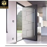 China Powder Coated Aluminum Entrance Door The Perfect Combination Of Durability And Aesthetics For Your Home for sale