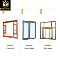 China Villa Push Pull Curtain Wall Window Transparent Aluminium Window Sliding Frame for sale