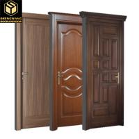China Fireproof Swing Left Aluminum Shop Front Doors Villa Solid Aluminium Front Doors for sale