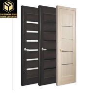 China Fireproof Swing Left Aluminum Shop Front Doors Villa Solid Aluminium Front Doors for sale