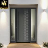 China Aluminum Entrance Door For Biggest House With Customized Color Fire Resistanc for sale