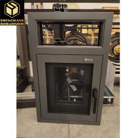 China Villa Push Pull Curtain Wall Windows Transparent Aluminium Windows Sliding Frame for sale