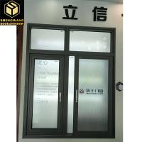 China Customizable Aluminium Glass Hinged Door Top-Notch Hardware Comprehensive Support For Villa for sale