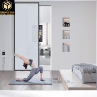 China Aluminium Sliding Glass Doors With Silver Color And Stainless Steel Handle For A Stylish Look for sale