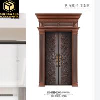 China Hotel Aluminum Entrance Door With Scratch Resistant Aesthetics And Aluminum Exterior Doors for sale