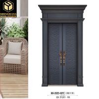 China Hotel Aluminum Entrance Door With Scratch Resistant Aesthetics And Aluminum Exterior Doors for sale