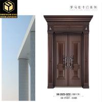 China Hotel Aluminum Entrance Door With Scratch Resistant Aesthetics And Aluminum Exterior Doors for sale