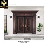 China Contemporary Design And Durability Copper Garden Gate In Aluminium For Any Building for sale