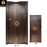 China 5mm HPL Fire Aluminum Room Door With Aluminum Frame And Lock For Safety for sale