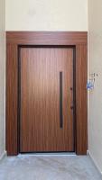 China Anti-Deformation Aluminum Room Door With Solid Wood Skeleton For Durability for sale