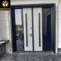 China Mortise Lock Glass Aluminium Hinged Door For Hotel Hinged Patio Doors for sale
