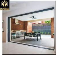 China Villa Push Pull Curtain Wall Window Transparent Aluminium Window With Sliding Frame for sale