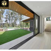 China Villa Push Pull Curtain Wall Window Transparent Aluminium Window With Sliding Frame for sale