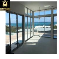 China Brown Water Penetration Resistance Glass Door Villa Front Door Aesthetic for sale